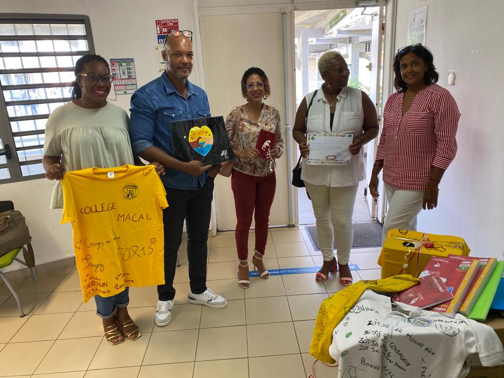 Dons pour le collège Matéliane après la tempête Fiona – Collège Matéliane